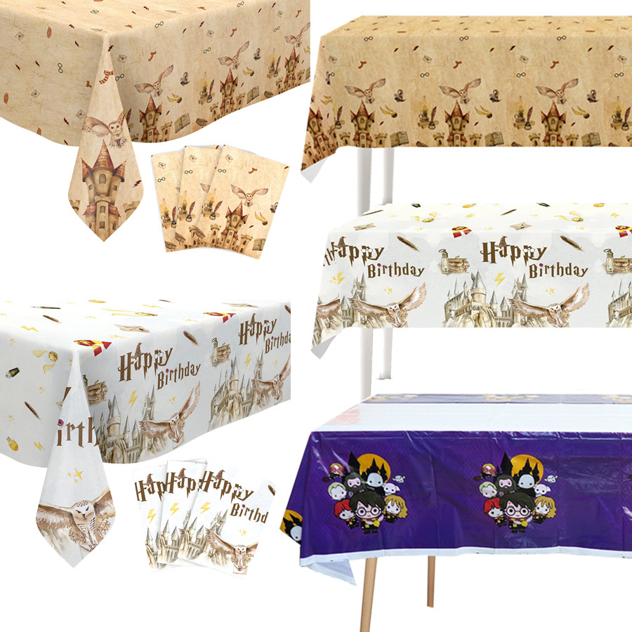 Jual Harry Potter Tablecloth Birthday Party Decorations Disposable ...