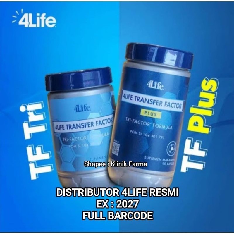 Jual 4Life Transfer Factor Plus Capsul Tri Factor Formula Asli Original ...