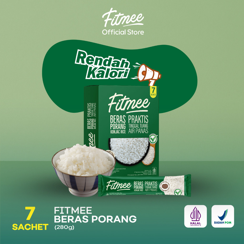 Jual Fitmee Beras Porang Gluten Free 280 Gr (Isi 7 pcs) - Shirataki ...
