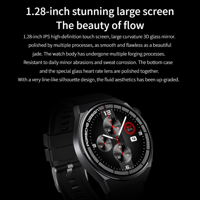 Jual JAMIN MURAH !!!Smartwatch GT8 Porsche Design jam tangan pintar ...