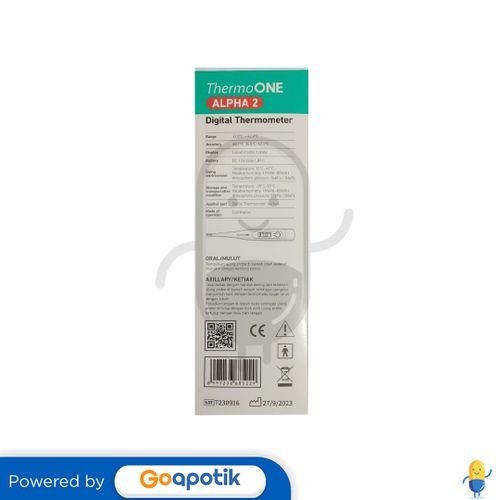 Jual Thermo One Alpha 2 Digital Thermometer | Shopee Indonesia Jual Thermo One Alpha 2 Digital Thermometer | Shopee Indonesia