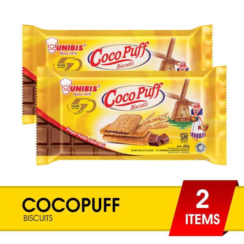 Jual Unibis Coco Puff 240g (2 bks) | Shopee Indonesia