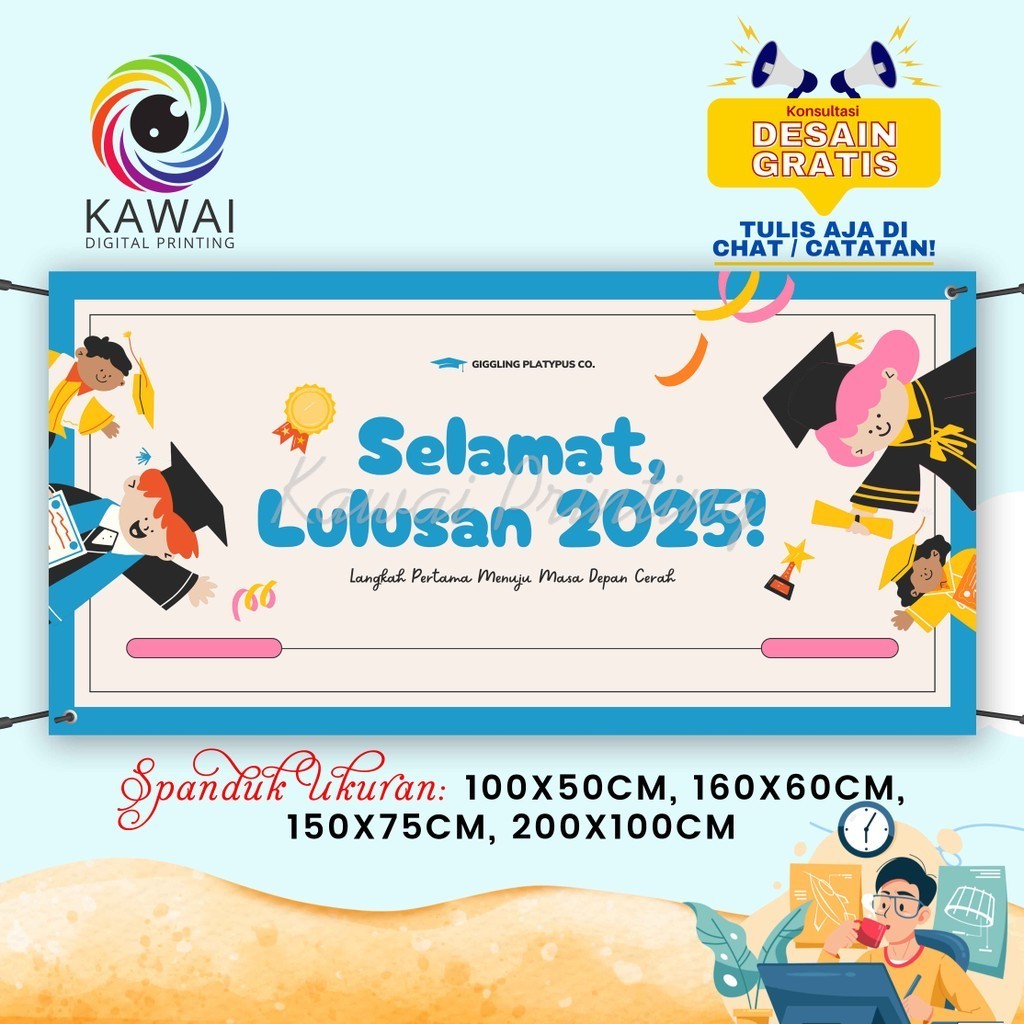 Jual Spanduk Banner MMT Wisuda Pelepasan Perpisahan Acara Sekolah ...