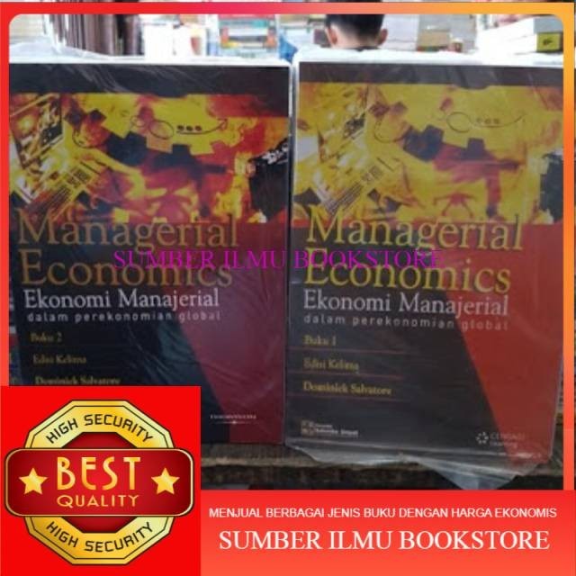 Jual Buku Cetak Managerial economics ekonomi manajerial dalam ...