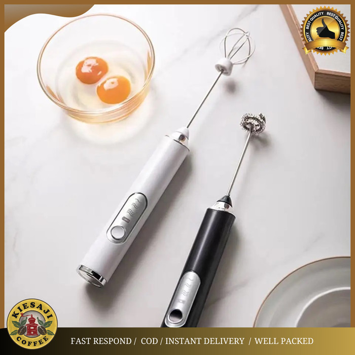 Jual Hand Mixer Electric Frother 2 in 1 Pengaduk Kopi Susu Telur ...