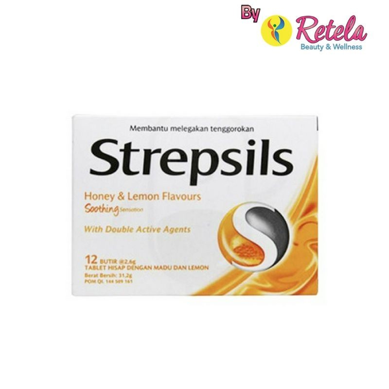 Jual STREPSILS HONEY & LEMON SACHET 12 TABLET HISAP | Shopee Indonesia