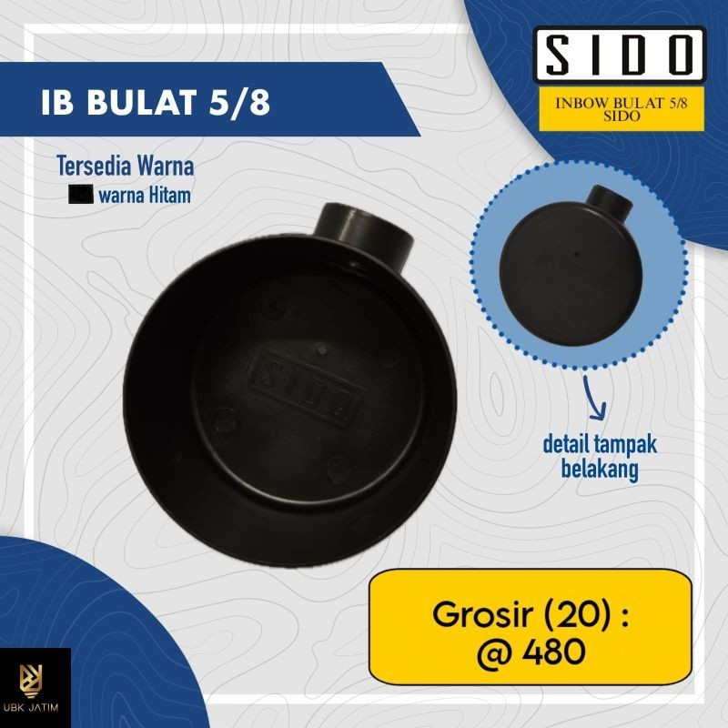 Jual INBOWDUS BULAT 5/8 1 LUBANG / IBDUS / IDUS / INBOW DUS SIDO ...