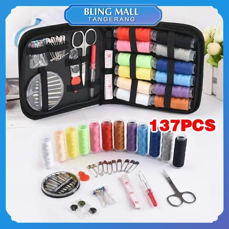 Jual 137PCS Alat Jait Set Lengkap Set Jahit Lengkap Peralatan Jahit Set ...