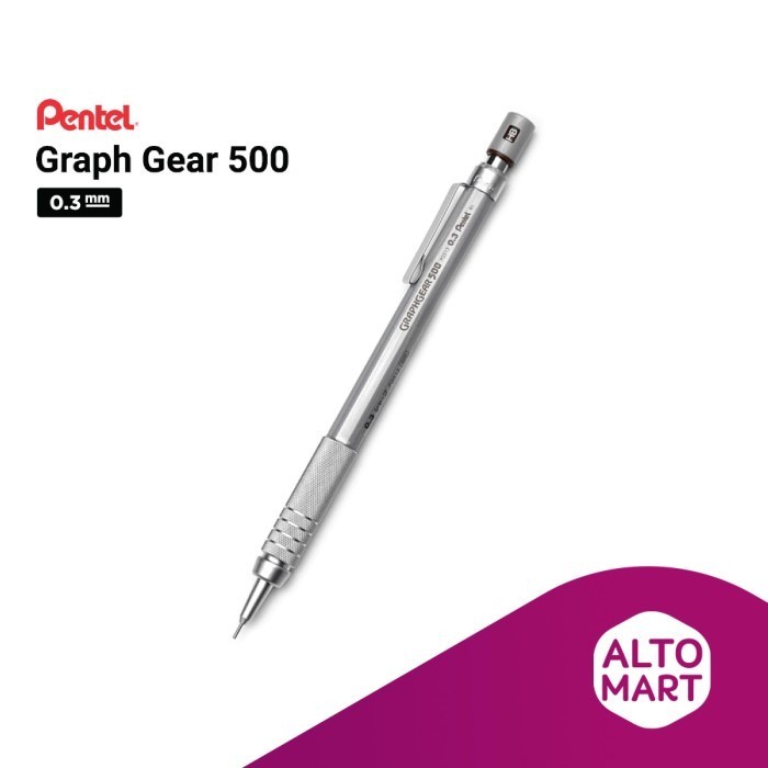 Jual Pentel Graph Gear 500 Mechanical Pencil 0.5 mm 0.5mm GraphGear - 0 ...