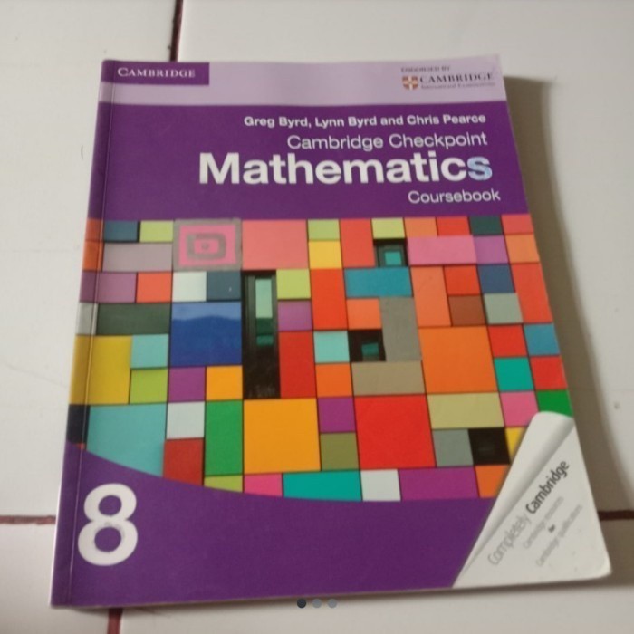 Jual Buku Cetak Cambridge Checkpoint Mathematics Coursebook 8 | Shopee ...