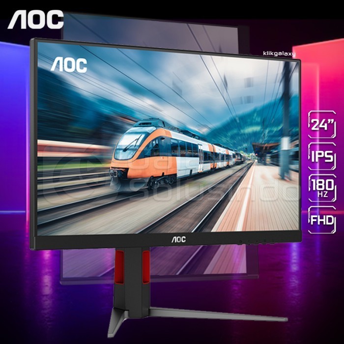 Jual AOC 24G4 24 Inch IPS 1ms 180Hz FHD Gaming Monitor | Shopee Indonesia