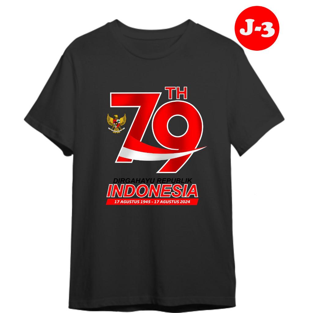 Jual Kaos Merah Putih Pria Wanita /Atasan/Baju Kasual/Baju Lengan ...