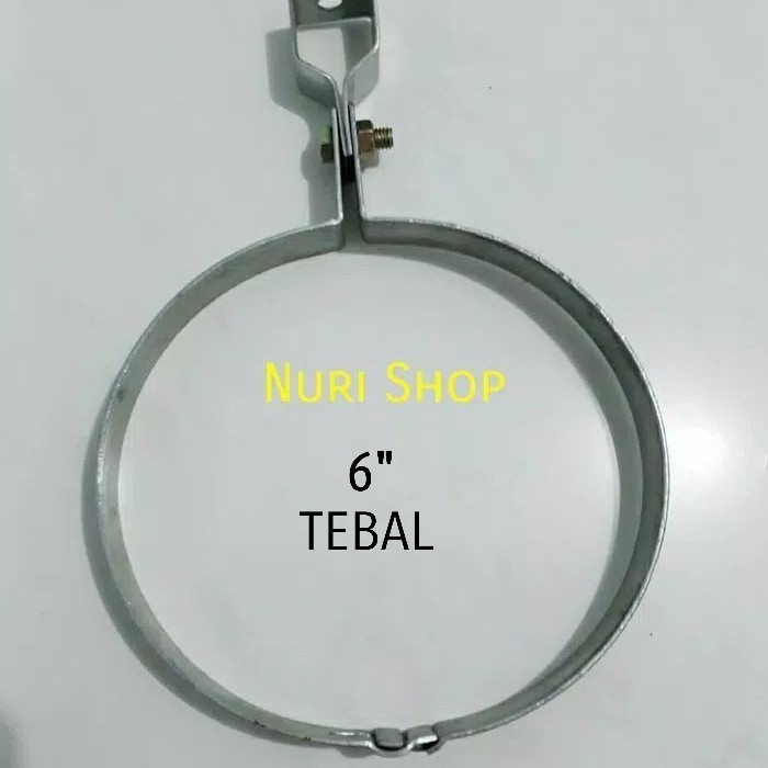 Jual Klem Gantung pipa pvc 6 inch / Klem Pipa Gantung Hanger Clamp 6 ...