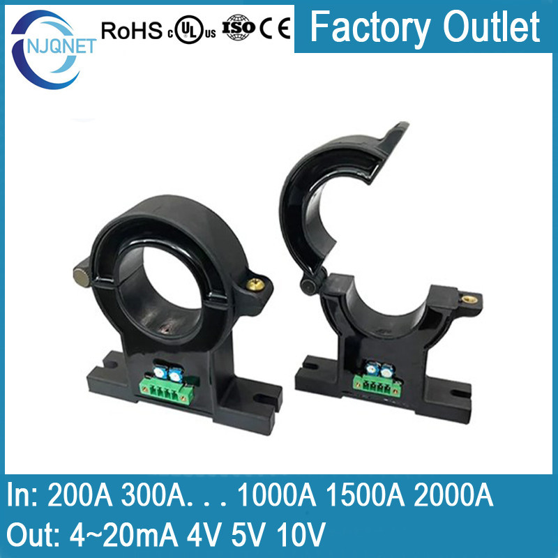 Jual Hall current transducer QNDBK1-40 AC DC 500A 600A 800A 1000A 1500A 2000A / DC 10V 4-20mA ...
