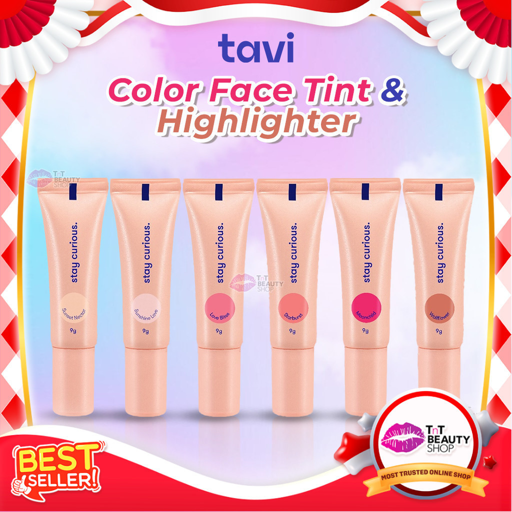 Jual TAVI Color Play Face Tint 9gr - Serum Infused Blush & Highlighter ...
