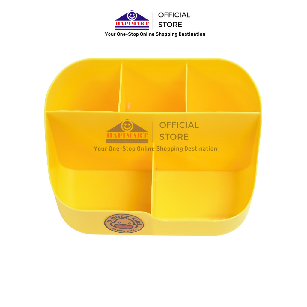 Jual Tempat Pulpen Dan Pensil Kotak 5 Sekat Karakter Bebek Warna Kuning ...