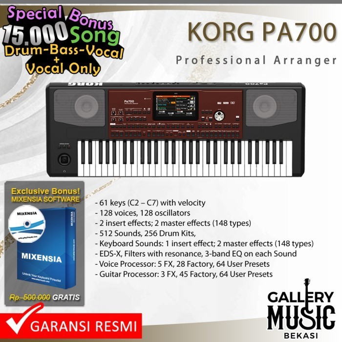 Jual KORG Professional Arranger Pa700 / Pa-700 / Pa 700 Garansi RESMI | Shopee Indonesia