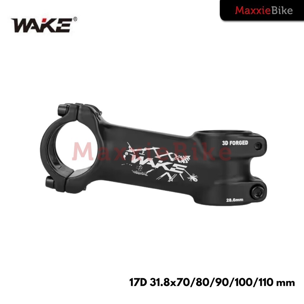 Jual WAKE A001 Stem Riser Stang Sepeda 17 Derajat Oversize OS 31.8mm 70/80/100/110mm Alloy MTB ...