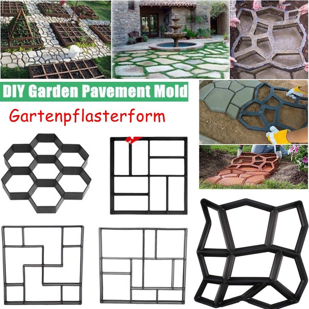 Jual Garden Pavement Mold Garden Walk Pavement Paving Concrete Mould ...