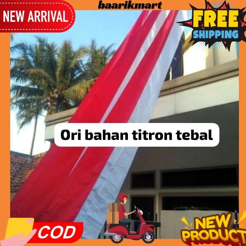 Jual Bendera umbul-umbul bahan titron tebal & ori pj 5m & 4m brm ...