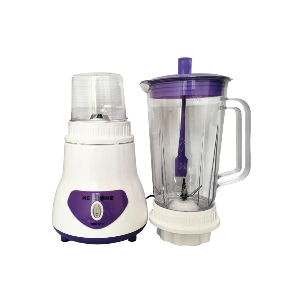 Jual Blender Jus Buah Welhome Makanan WDB 6111 2 in 1 Bumbu Bodi Gelas ...