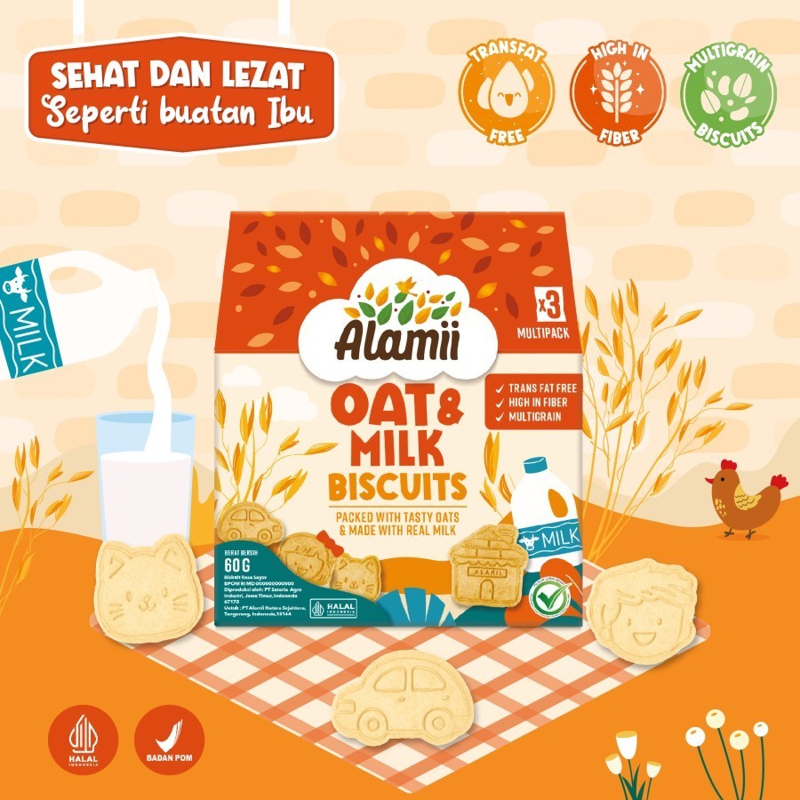 Jual Alamii Biskuit 60gr - Biskuit/Cemilan anak | Shopee Indonesia