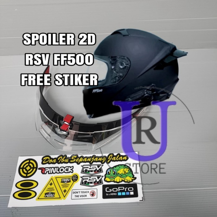 Jual SPOILER 2D HELM RSV FF 500 / SPOILER HELM RSV FF500 / SPOILER RSV ...