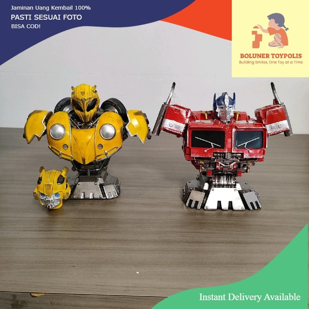 Jual Statue Transformer Bumblebee Optimus Prime Resin 30CM Big Size ...