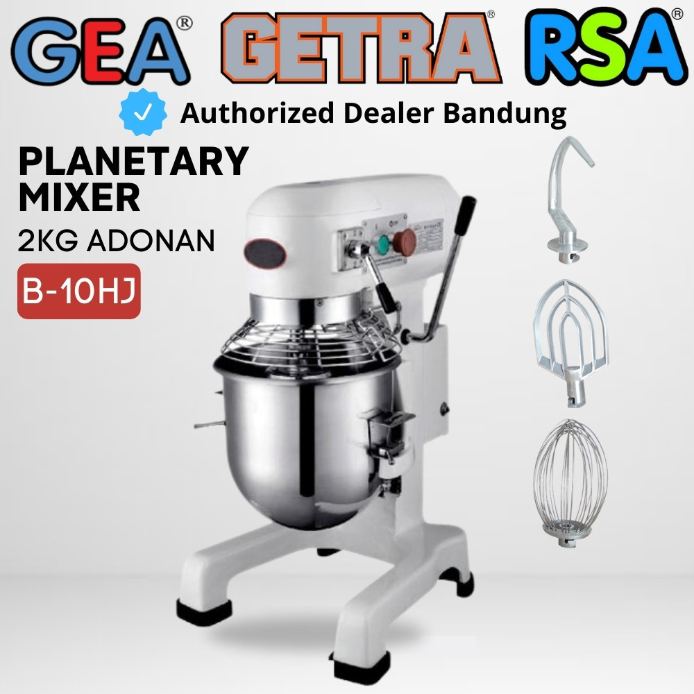 Jual Planetary Mixer 10 Liter GETRA B-10HJ Mixer Adonan Roti Kue Donat ...