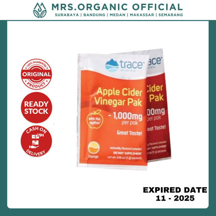 Jual Trace Minerals Apple Cider Vinegar Pak Sachet - Kontrol Gula Darah ...
