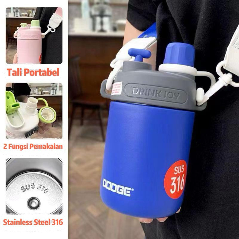 Jual Botol Minum Dodge Bright 580ml 450ml Tahan Panas Dingin SUS316 | Shopee Indonesia