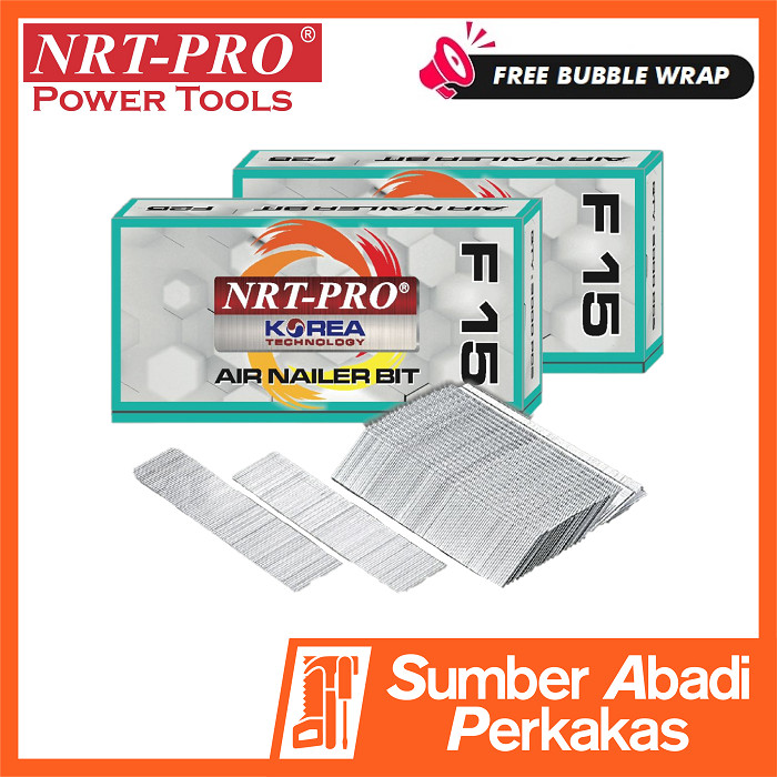 Jual NRT-PRO F15 MO Isi Mesin Staples Mata Paku Tembak Lurus Air Nailer ...