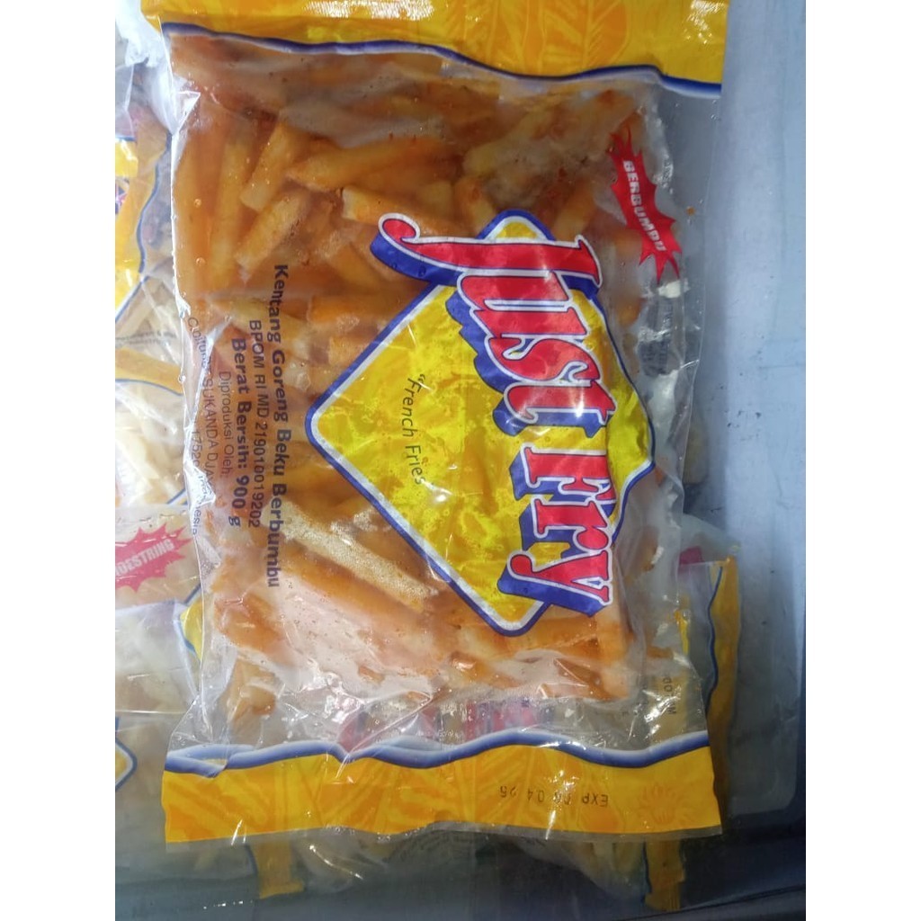 Jual Just Fry French Fries Shoestring Berbumbu 900 gr | Shopee Indonesia