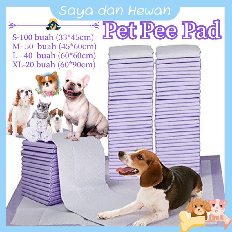 Jual COD S/M/L/XL Paket Pad Pipis Kucing Anjing Popok Underpad Kucing ...