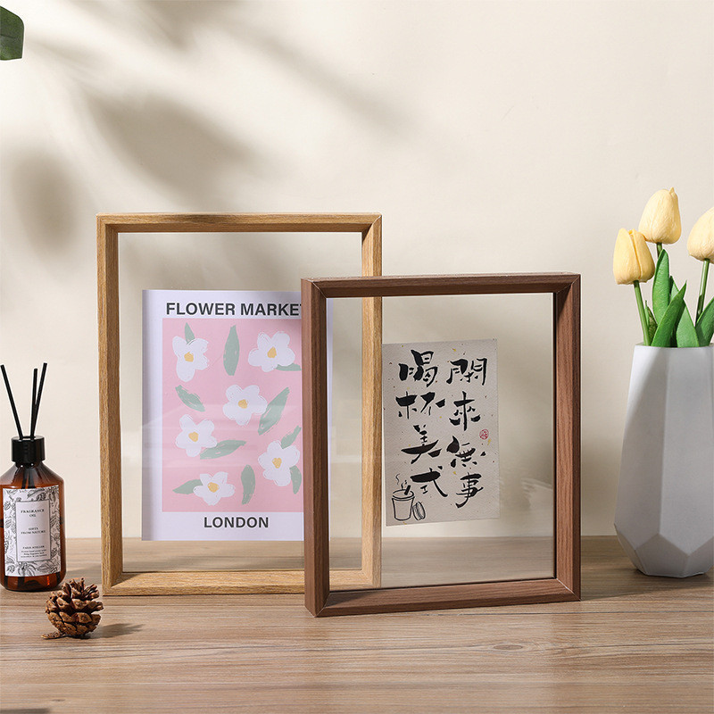 Jual 8 Inch Creativity Transparent Picture Frame A4 Square Display ...