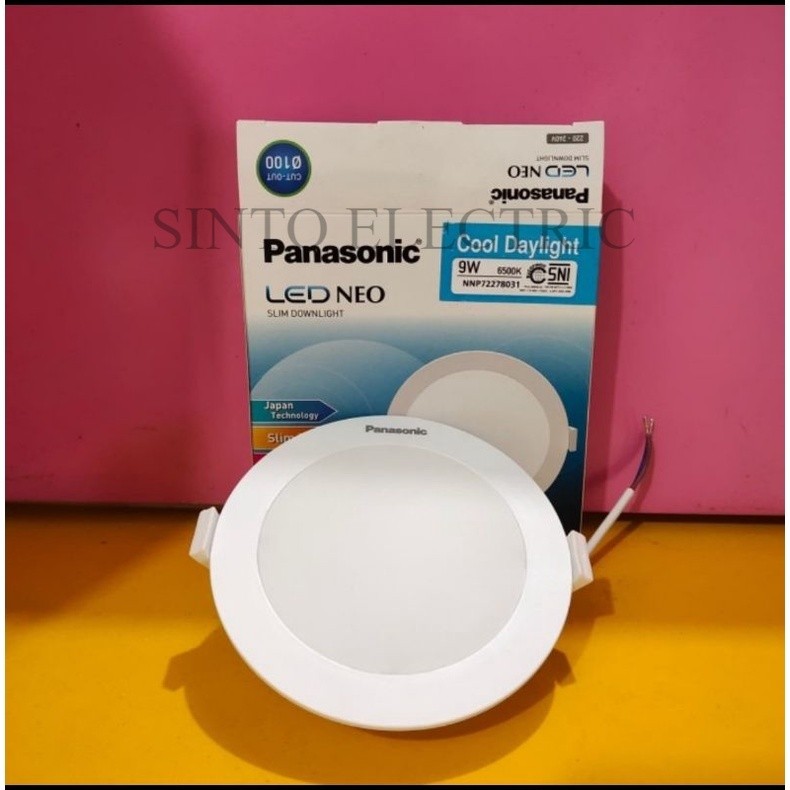 Jual Led Downlight Panel Neo Slim Panasonic NNP72278031 9watt | Shopee ...