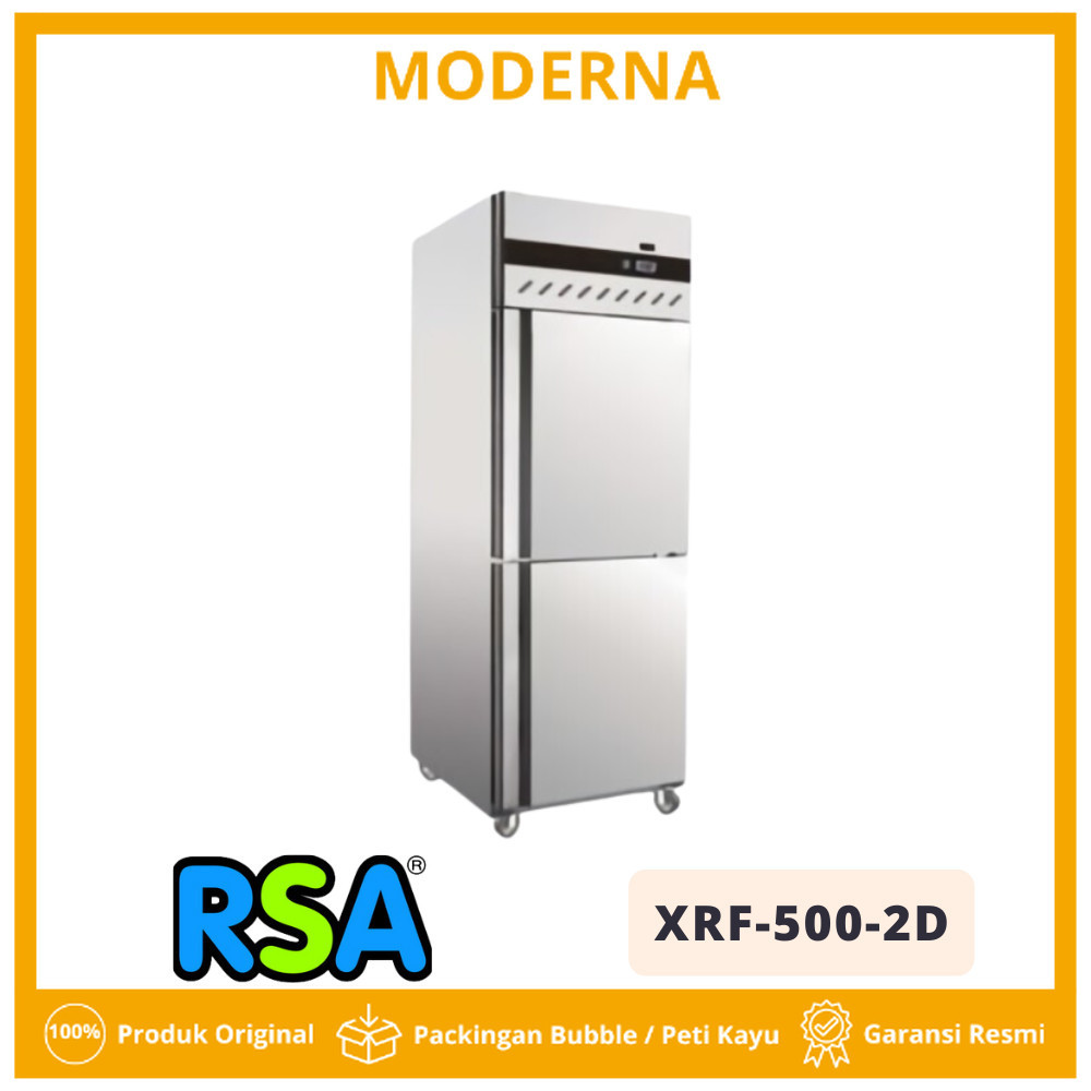 Jual UPRIGHT FREEZER RSA XRF-500-2D FREEZER 2 PINTU STAINLESS GARANSI ...