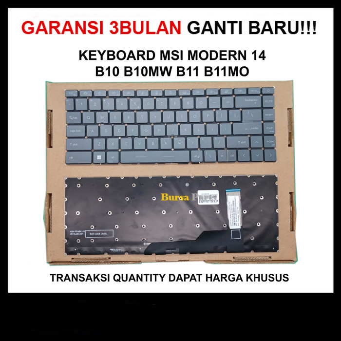 Jual Keyboard MSI Modern 14 B10 B10mw B11 B11mo . | Shopee Indonesia