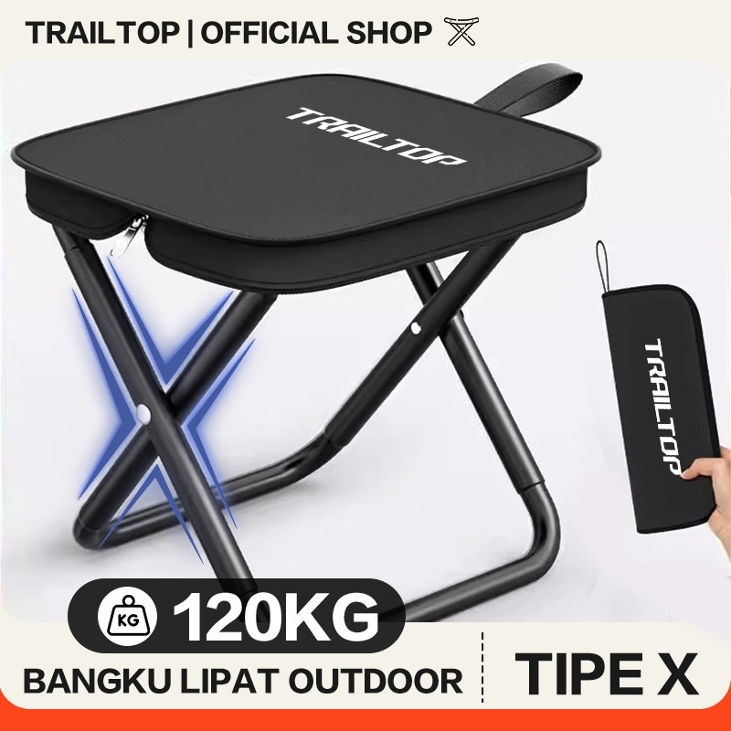 Jual new TrailTop Kursi Lipat Penuh Upgrade Kursi Lipat Kecil Dan Portable Bangku Lipat Beban ...
