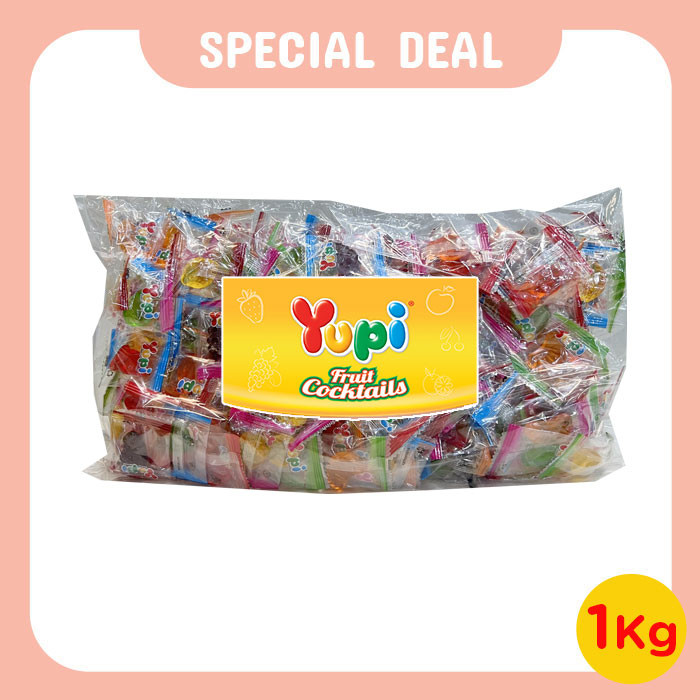 Jual Yupi Fruit Cocktails IWP 1000 Gram | Shopee Indonesia