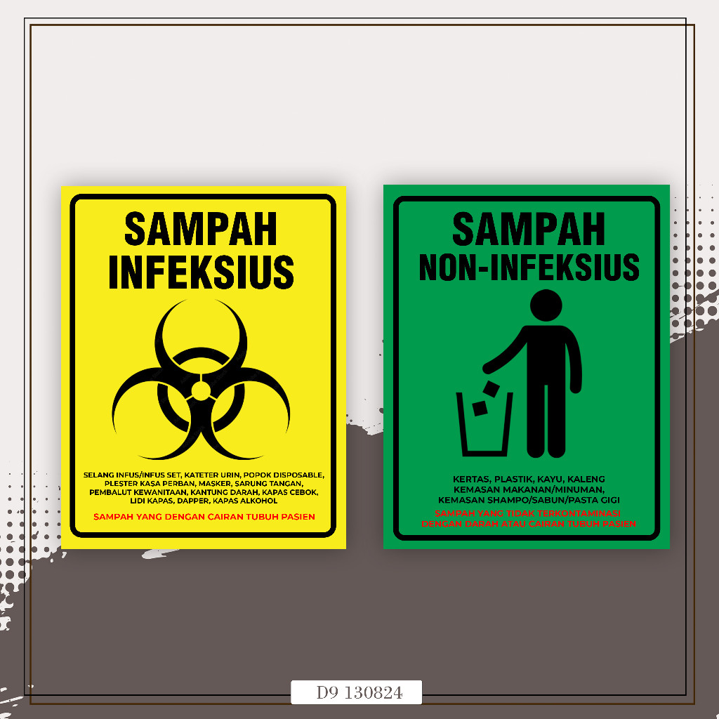 Jual Stiker Infeksius dan Non Infeksius multi Sticker | Shopee Indonesia