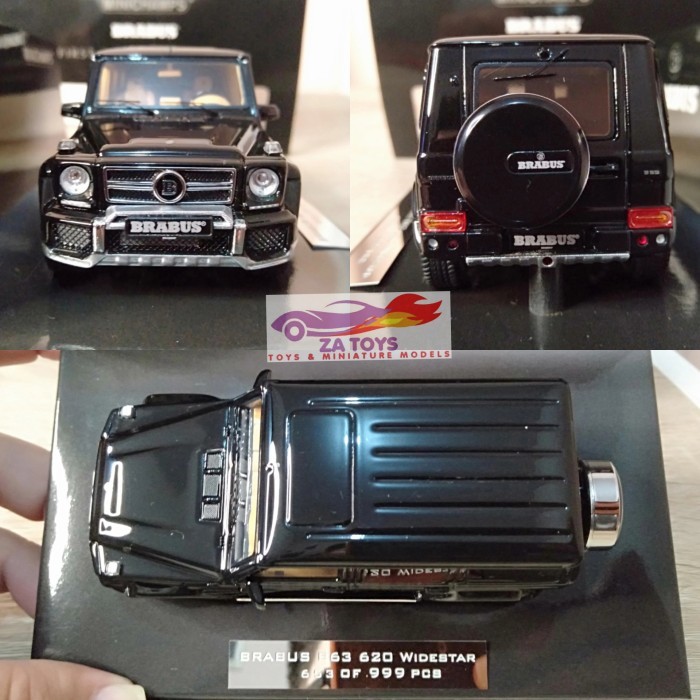 Jual KMS99 Diecast Mercedes Benz G-Class Brabus B63 G20 Widestar Black ...