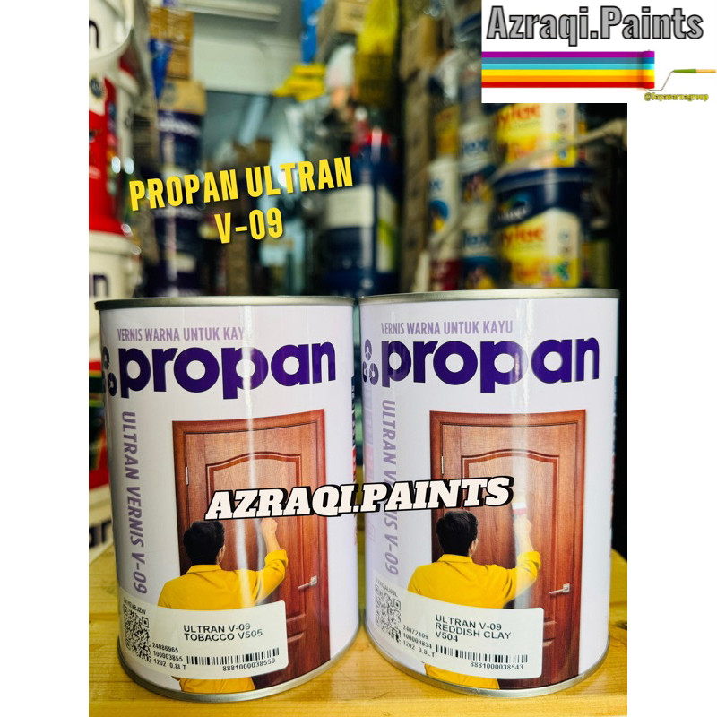 Jual PROPAN ULTRAN VERNIS V-09 V 09 V09 ( 0.8 LITER ) PROPAN PELITUR ...