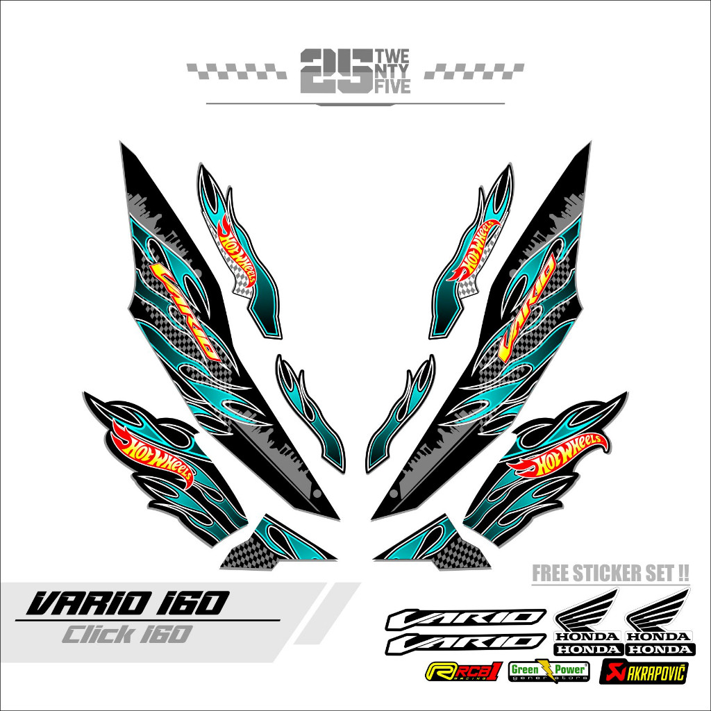 Jual STRIPING VARIO 160/STIKER VARIO 160/STICKER VARIO 160/STIKER CLICK ...