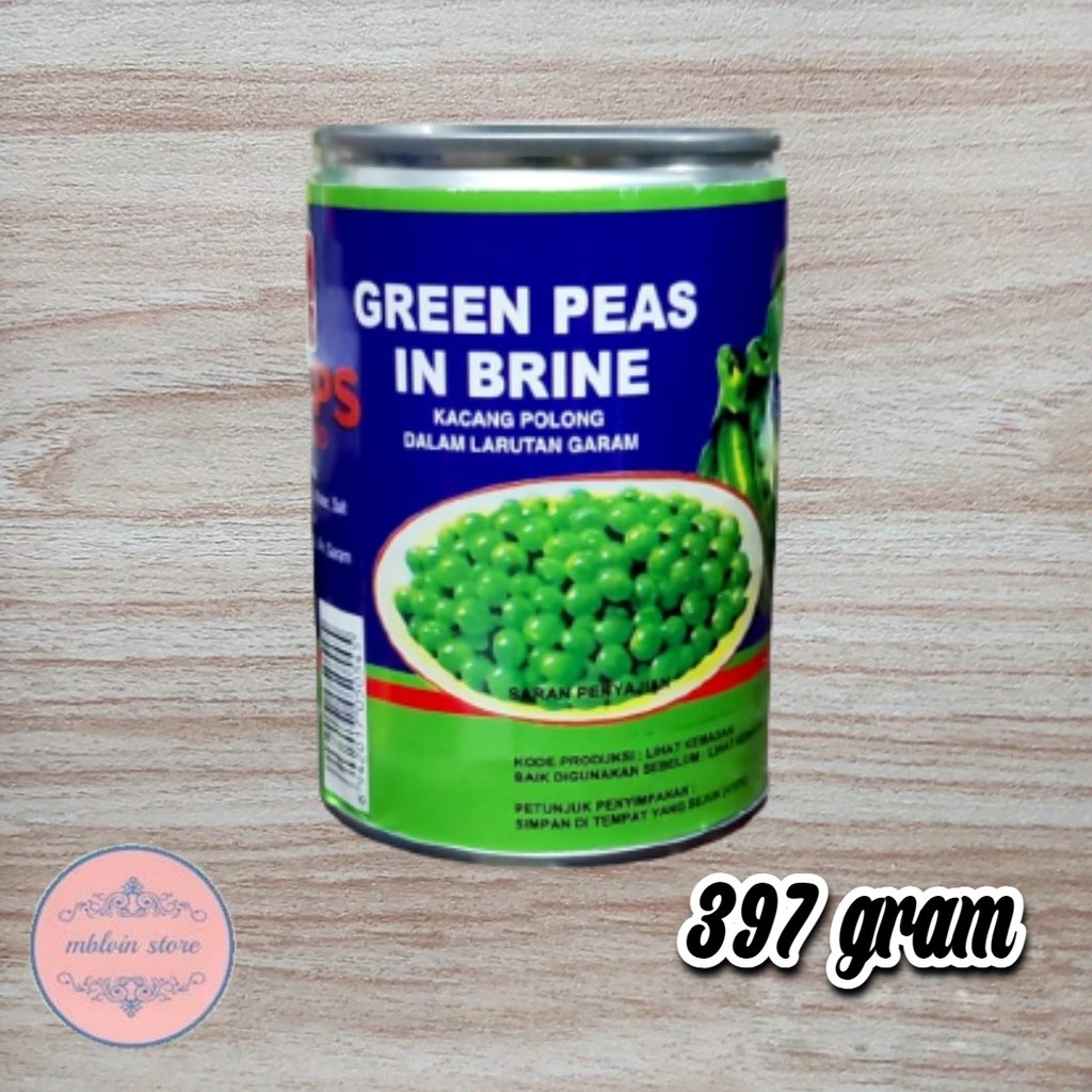 Jual Green Peas In Brine IKPS Kacang Polong kaleng 397gr | Shopee Indonesia