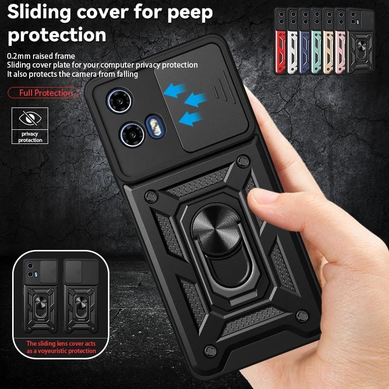 Jual Casing HP Motorola Moto G34 Handphone Case Mobil Magnetic Ring ...