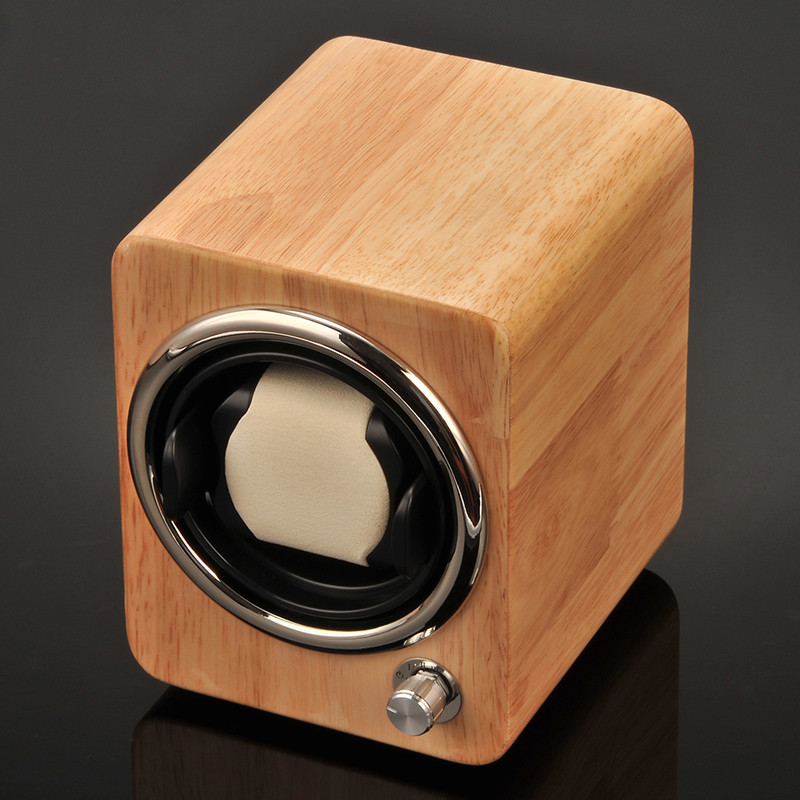 Jual Single Watch Winder For Automatic Watches Luxury Solid Wood Case ...