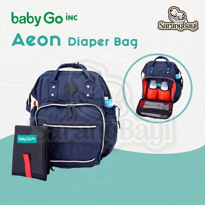 Jual BabyGo Inc Aeon Diaper Back / Tas Perlengkapan Bayi | Shopee Indonesia
