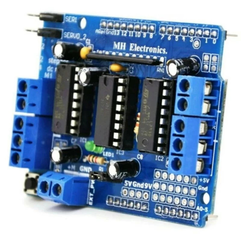 Jual 023 L293D Arduino Motor Driver Shield H-Bridge UNO Mega | Shopee ...