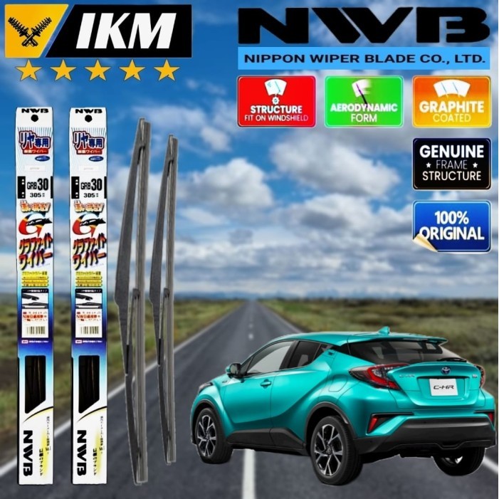 Jual Wiper Belakang Merk NWB JAPAN TOYOTA CHR Original 100% | Shopee ...